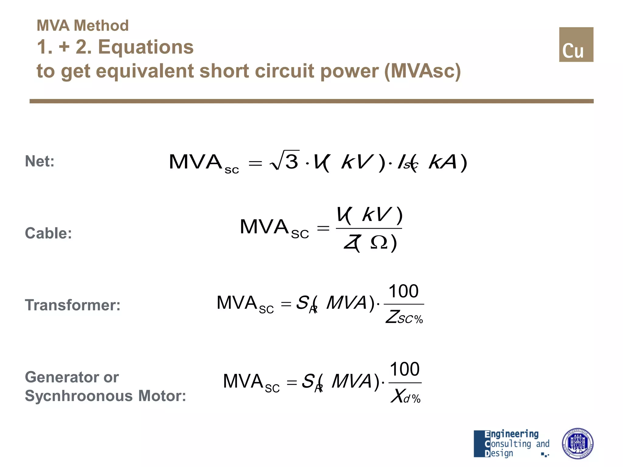 Cable sizing to withstand short-circuit current - Example | PDF