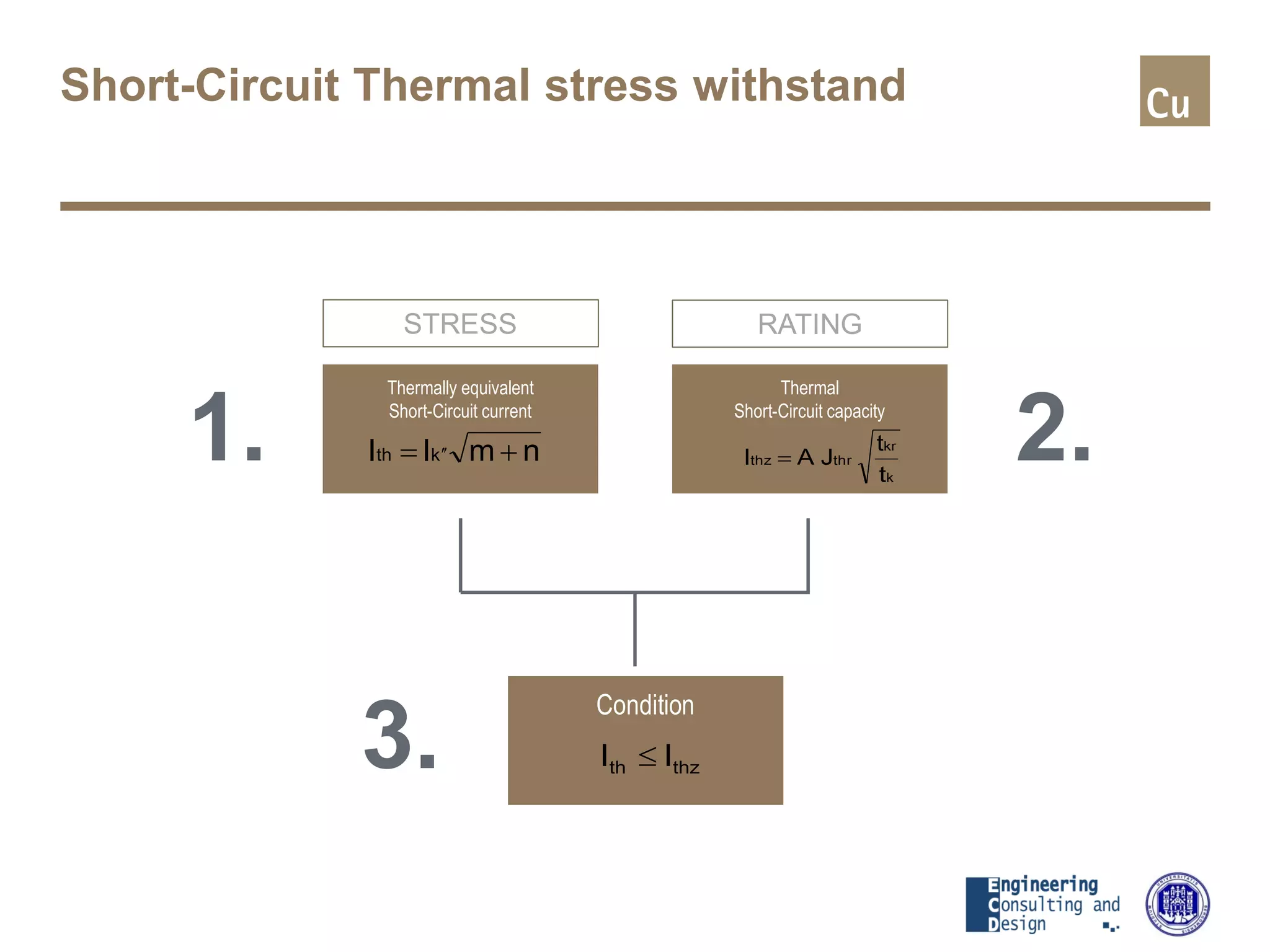 Cable sizing to withstand short-circuit current - Example | PDF