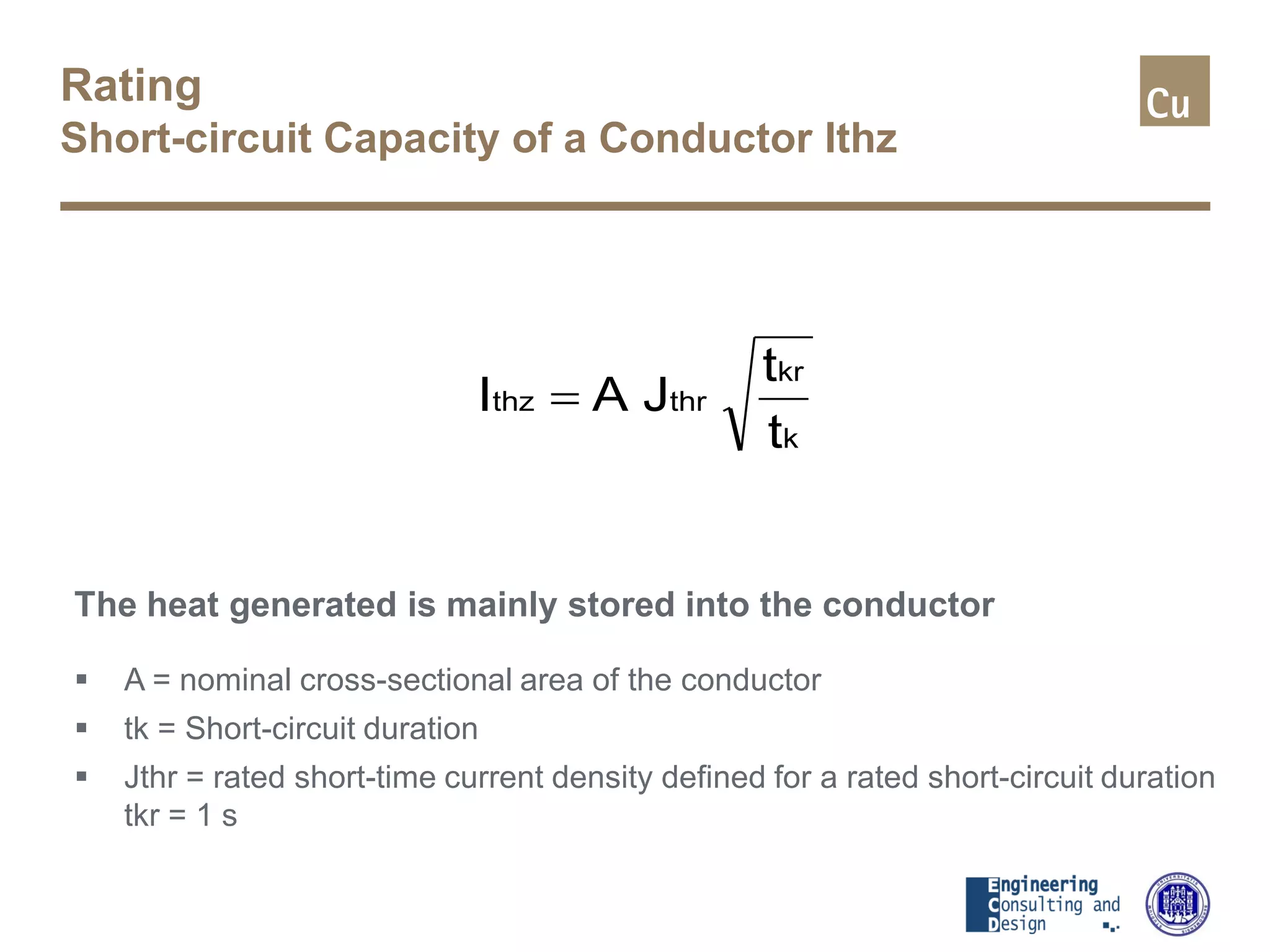 Cable sizing to withstand short-circuit current - Example | PDF
