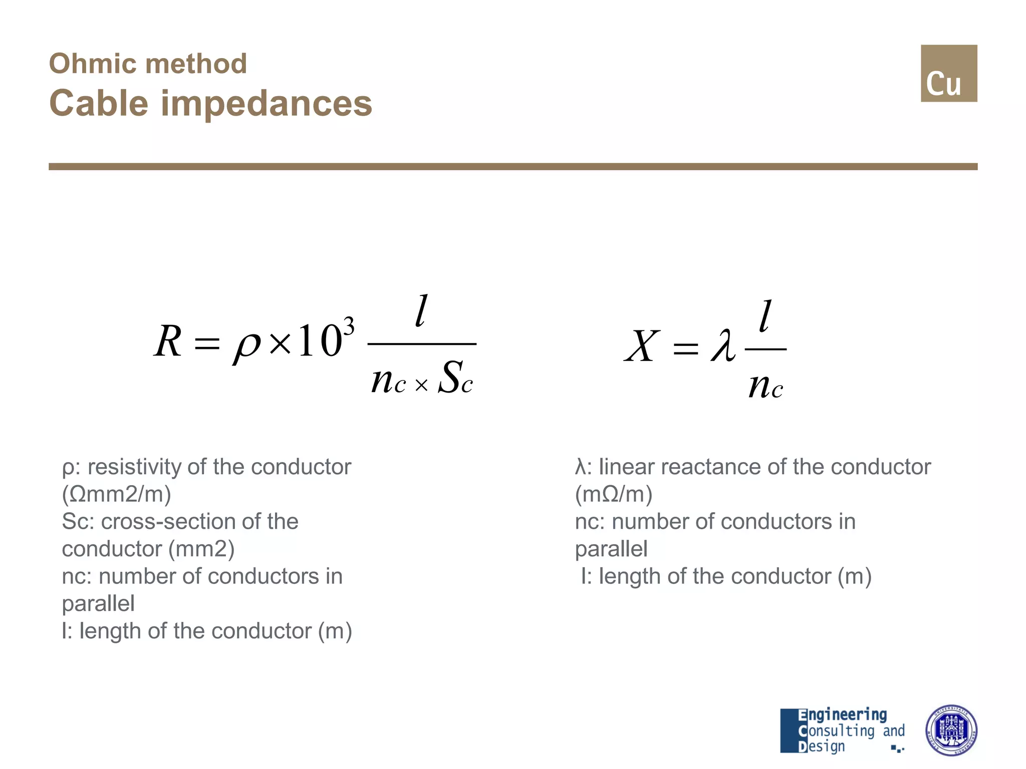Cable sizing to withstand short-circuit current - Example | PDF
