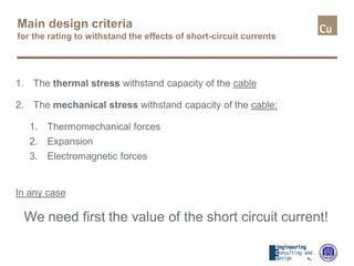 Cable sizing to withstand short-circuit current - Example | PDF