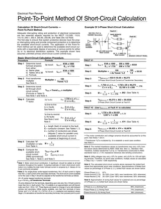 Short circuit calculations | PDF