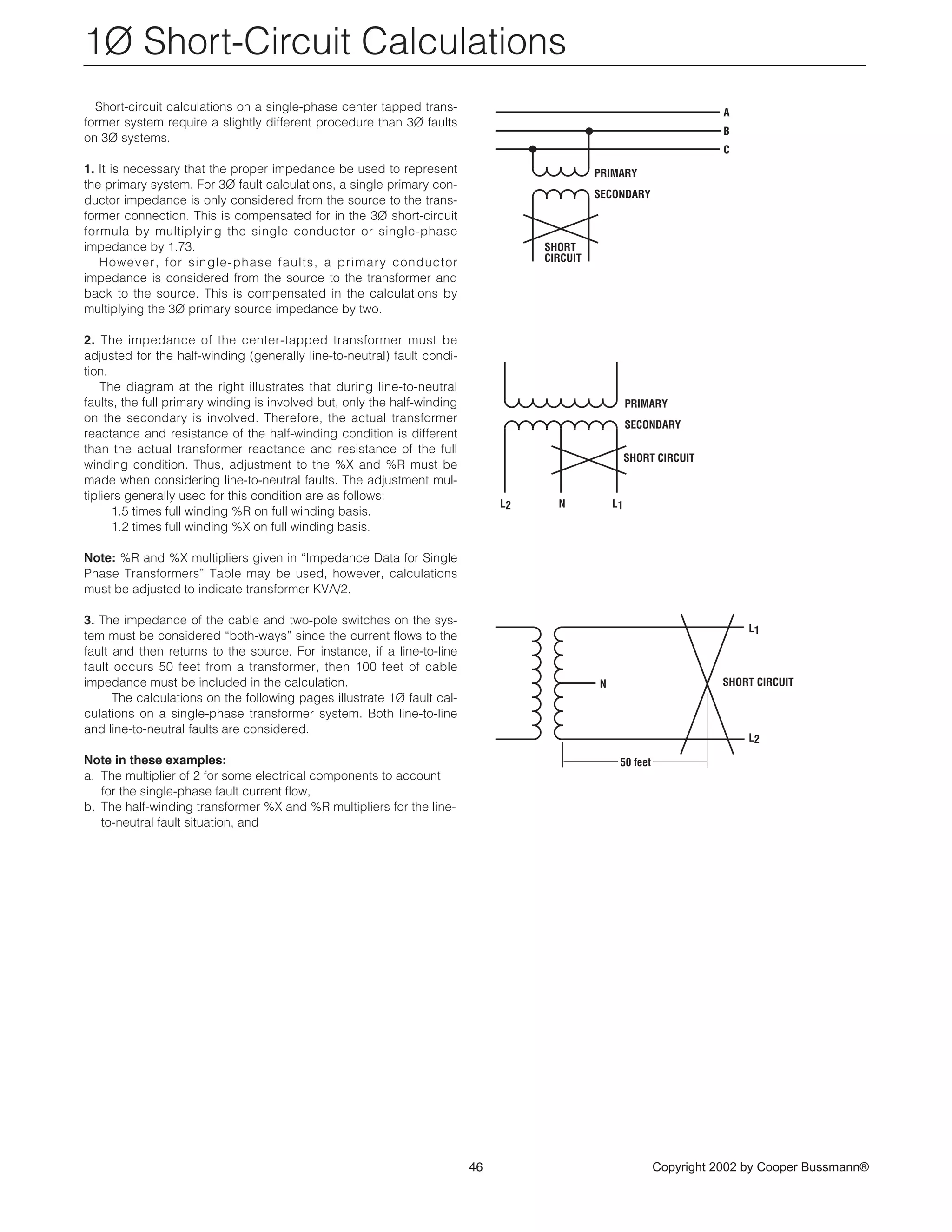 Short circuit current calculations | PDF