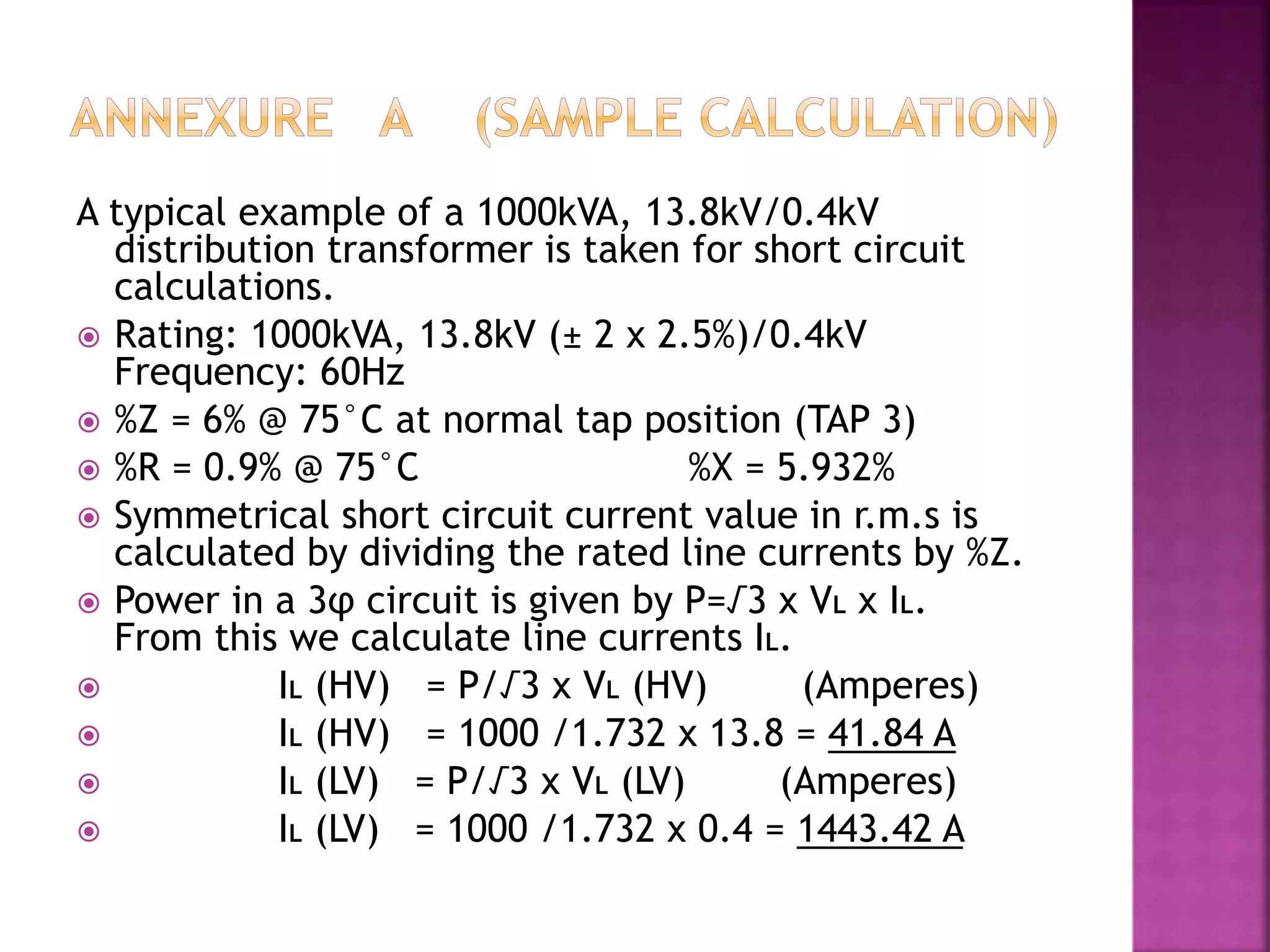 Short circuit test in brief | PPTX