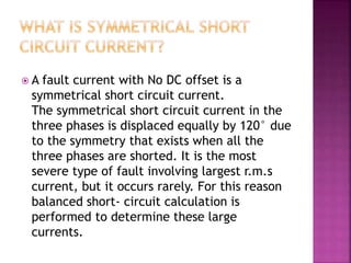 Short circuit test in brief | PPTX