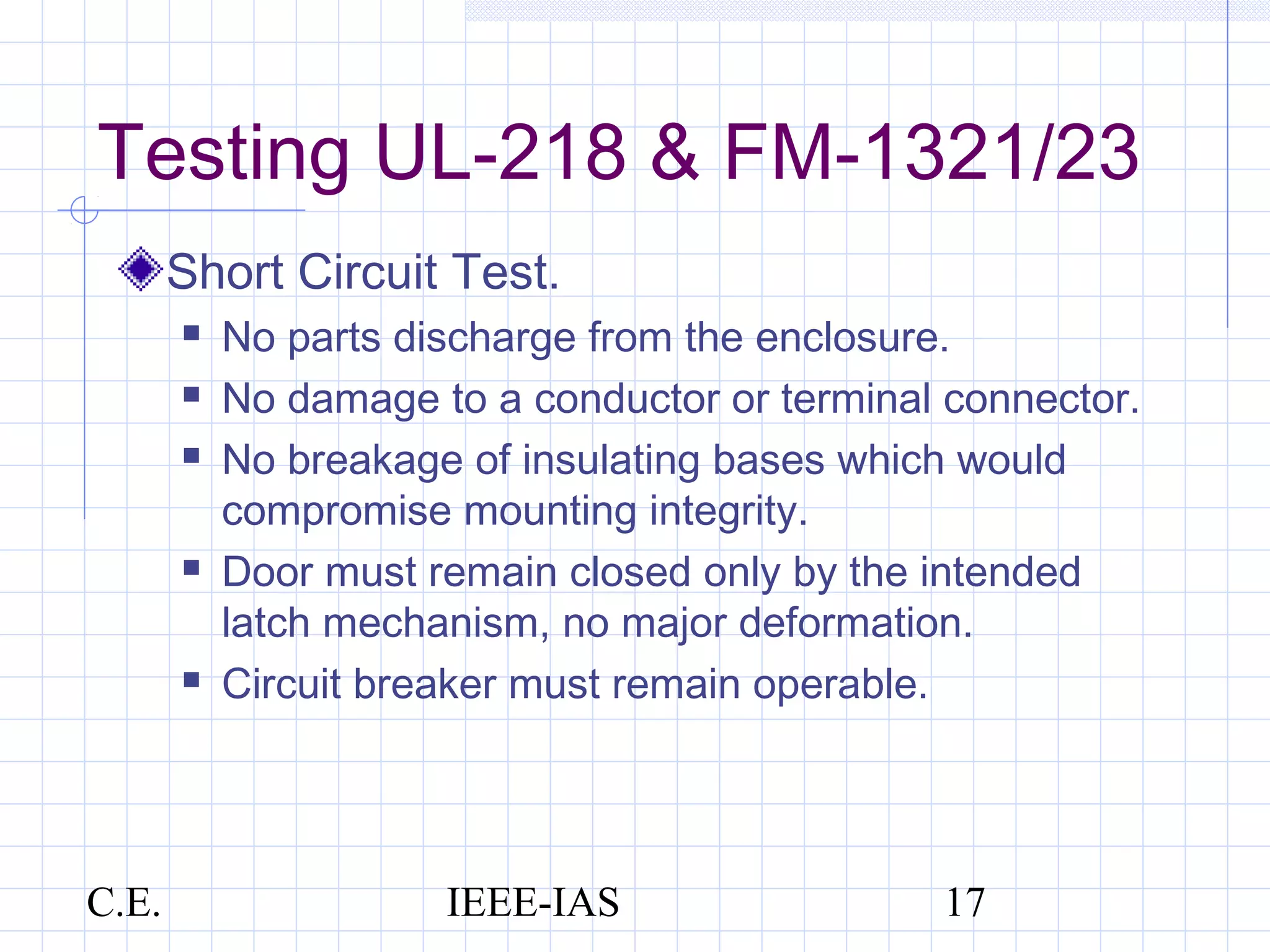 Short circuit (wic) testing and parameters. | PPT