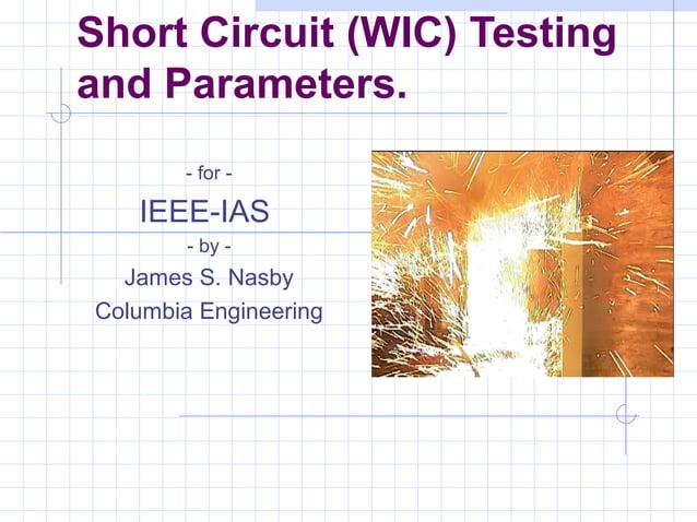 Short circuit (wic) testing and parameters. | PPT