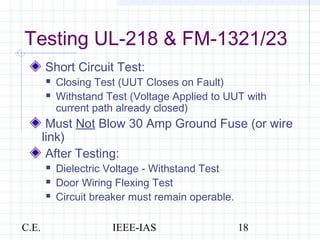 Short circuit (wic) testing and parameters. | PPT