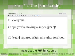 Short Codes: Pain Free Magic | PDF