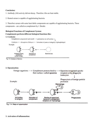 Short complement system notes | PDF