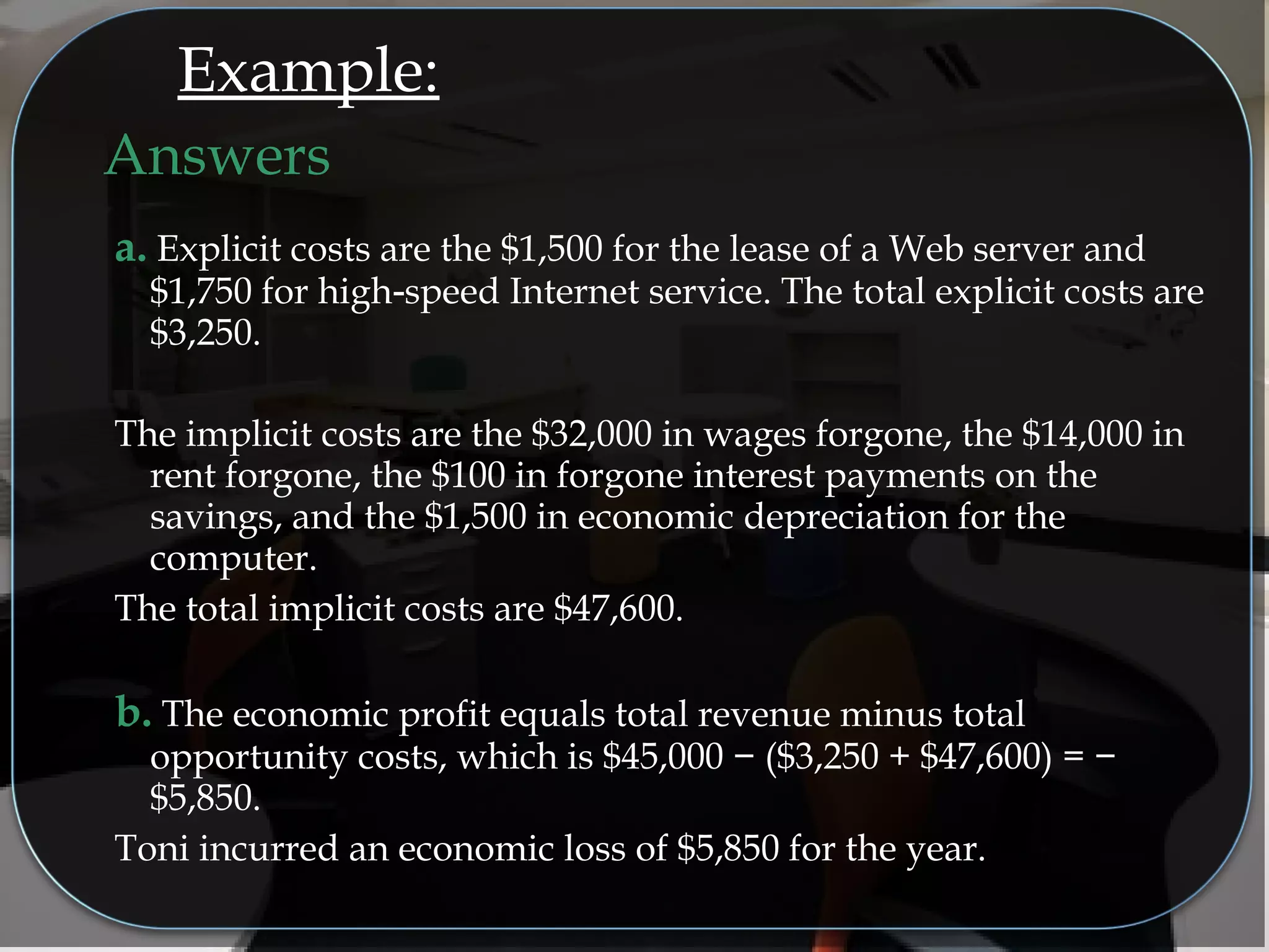 Short run costs SFLS | PPT