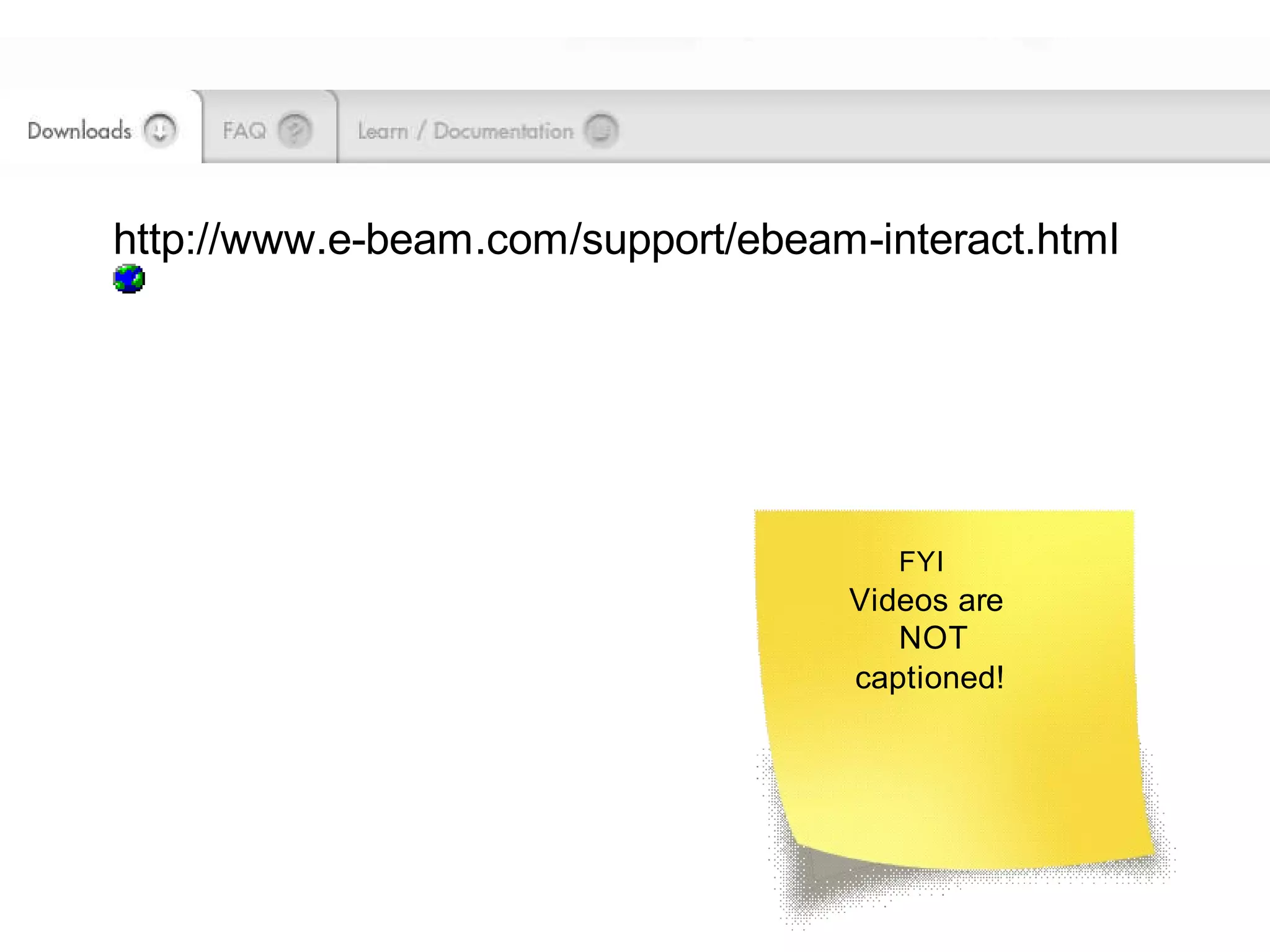 Beginner Ebeam Course 1 | PPT