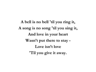 Cute Poems