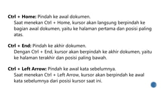 Shortcut Keyboard Untuk Microsoft Word.pptx
