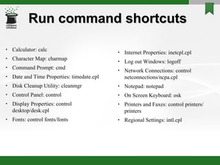 All about shortcut keys | PPT