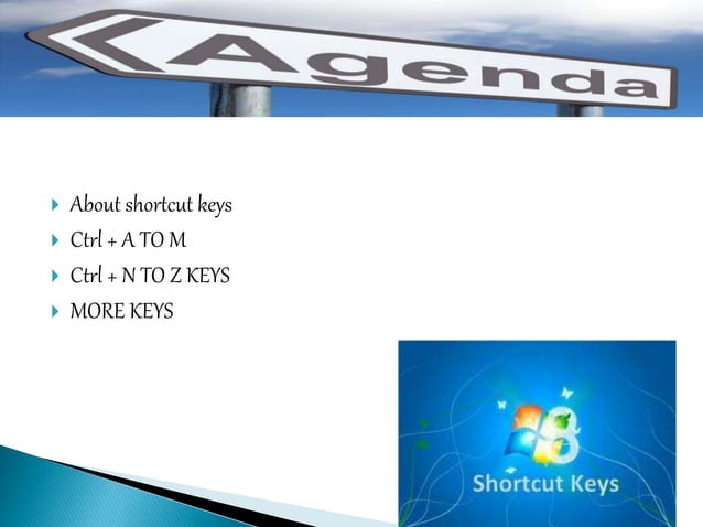 Shortcut Keys Pptx Operating Systems Computer Software And Applications