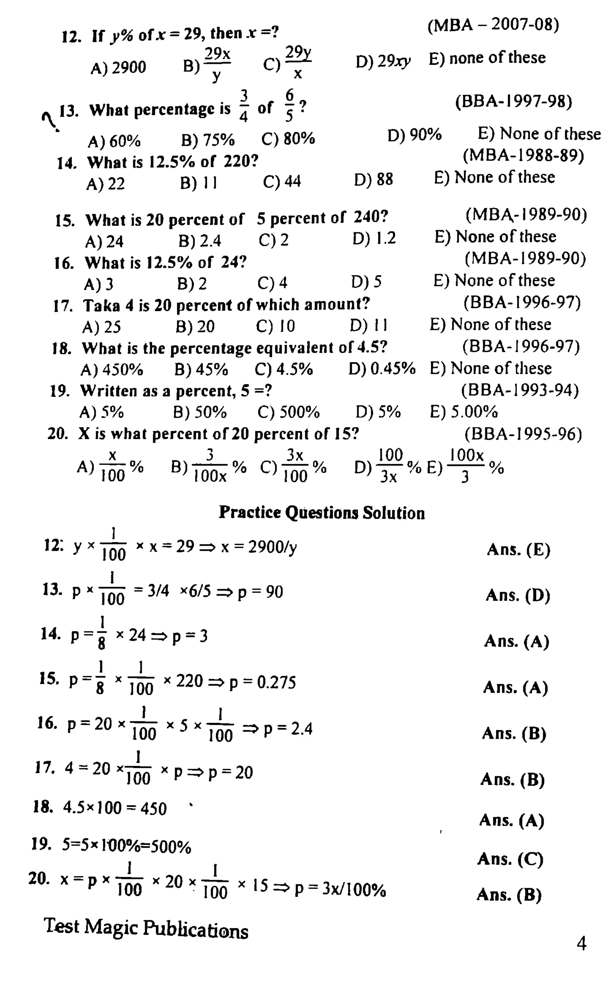 Short cut math tanbircox | PDF