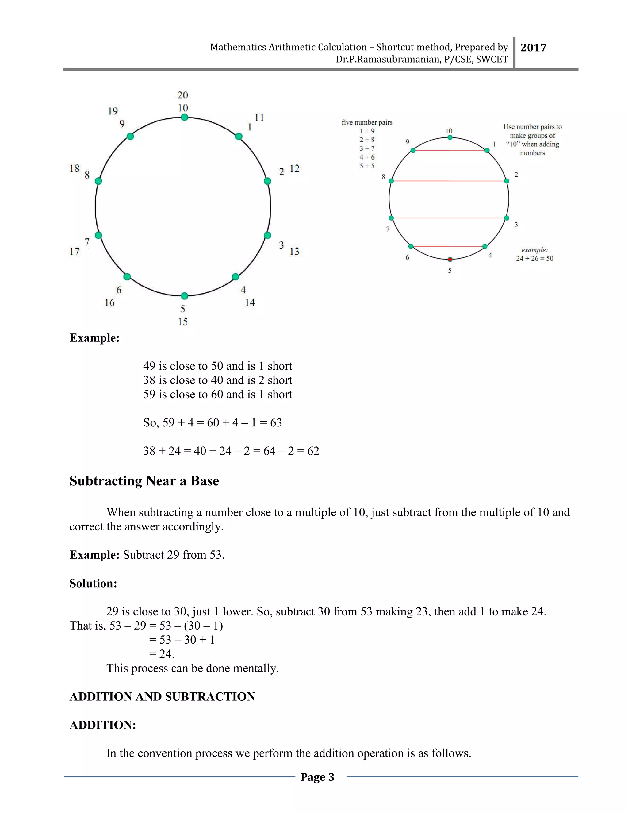 Shortcut method | PDF