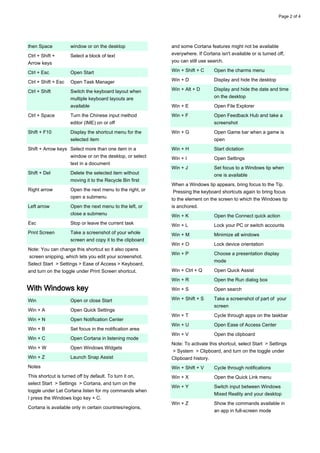ShortCuts - Windows | ShortCuts - Windows | PDF | Free Download