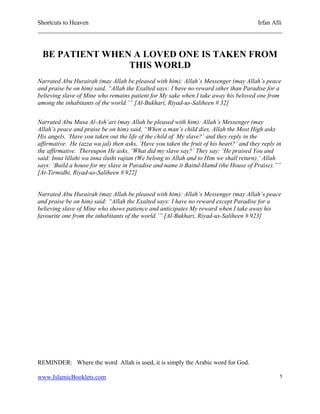 Shortcuts to Heaven – Irfan Ali | PDF