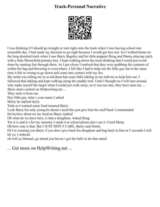 Short Description About Yourself Sample (2023) | PDF