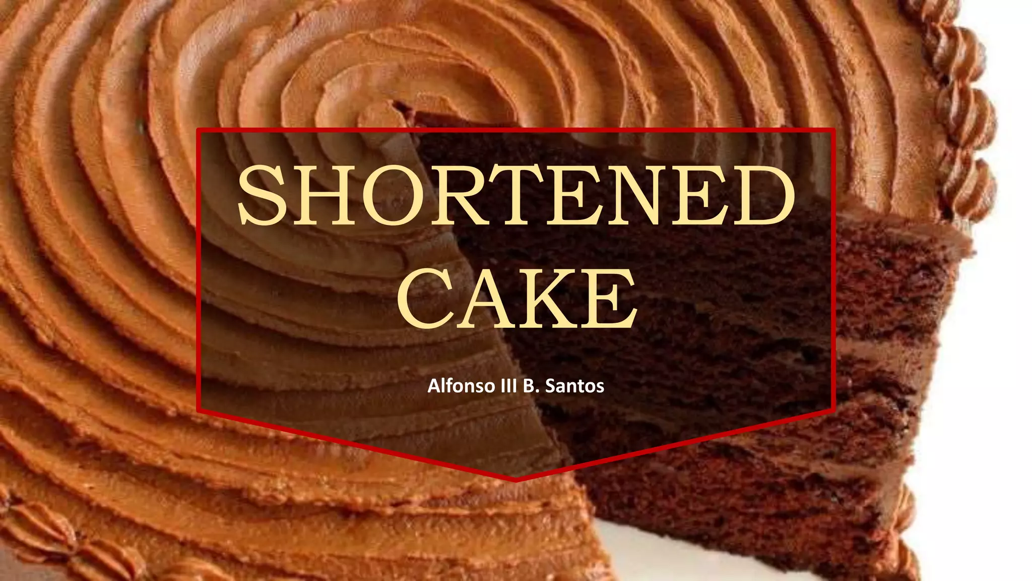 Shortened cake | PPTX