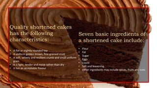 Shortened cake | PPTX