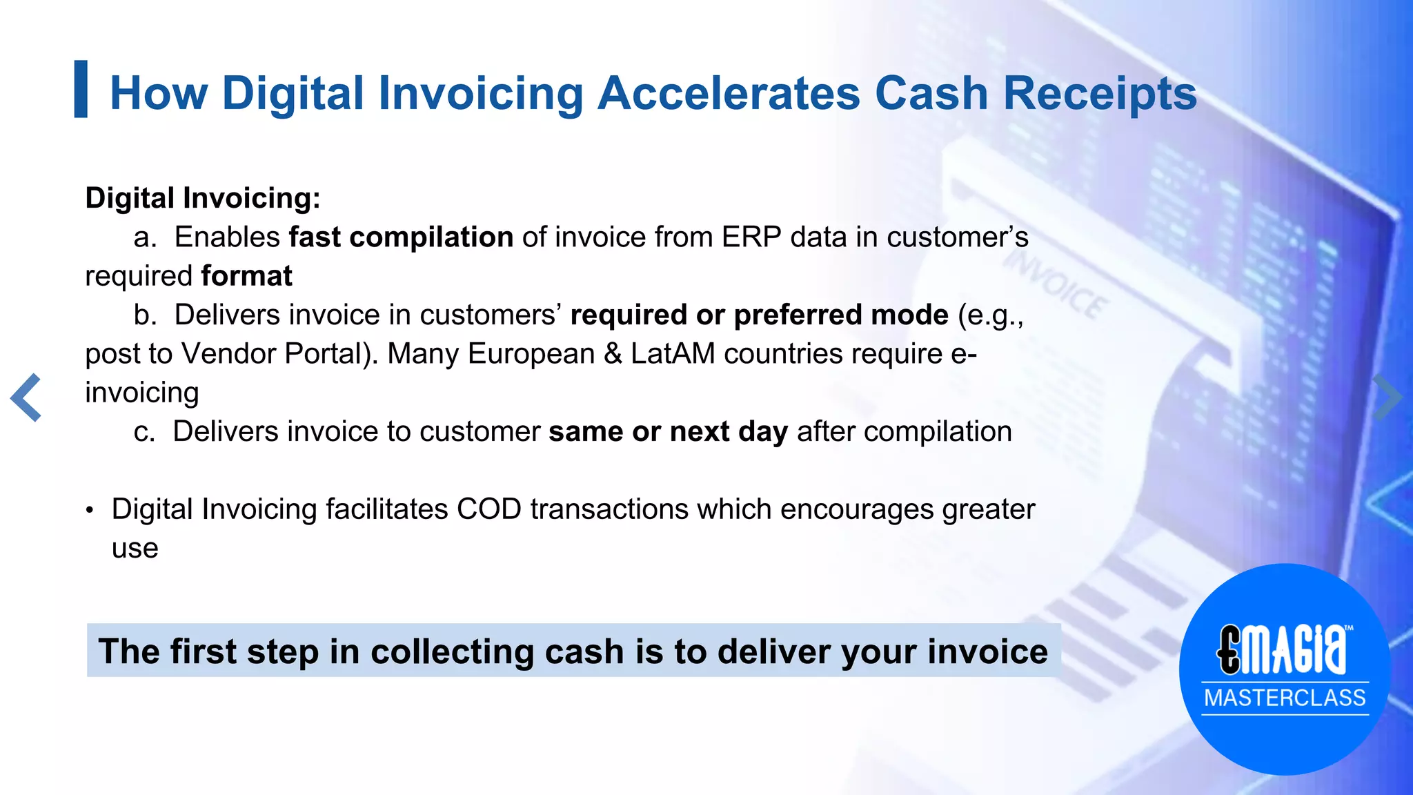 Shorten the O2C cycle with digital invoicing and payments | PPT