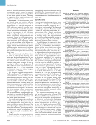 Shorter anogenital distance predicts poorer semen quality in young men ...