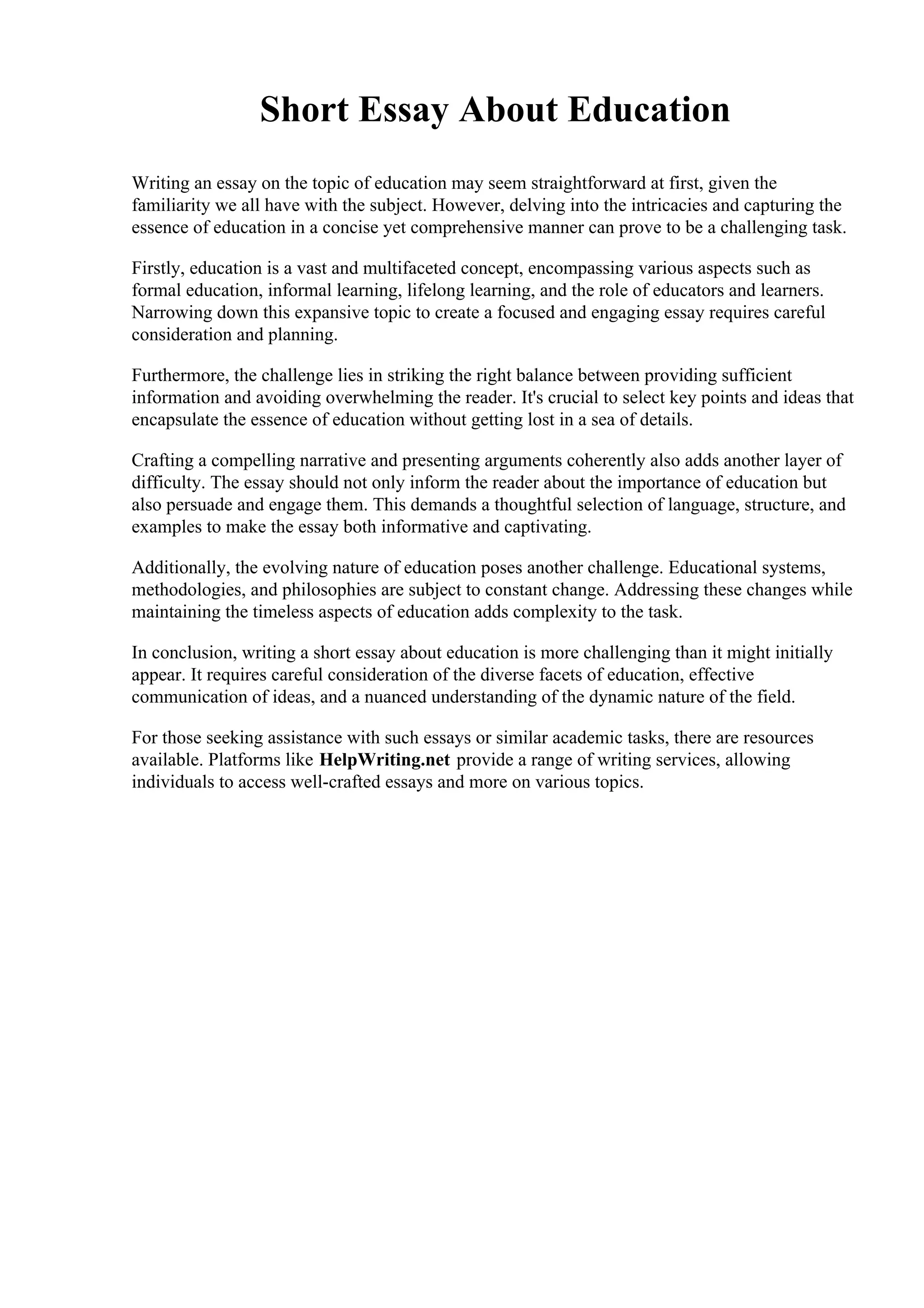 Short Essay About Education.pdf