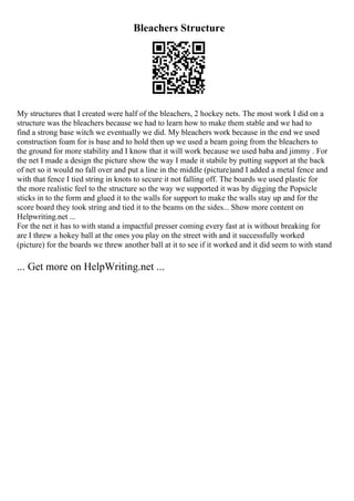 Short Essay A Visit To Historical Place | PDF