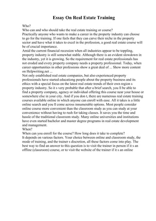 Short Essay Examples | PDF