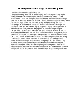 Short Essay Examples About Life.pdf