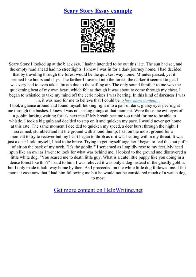 Short Essay Examples For Kids | PDF | Parenting Babies and Toddlers ...