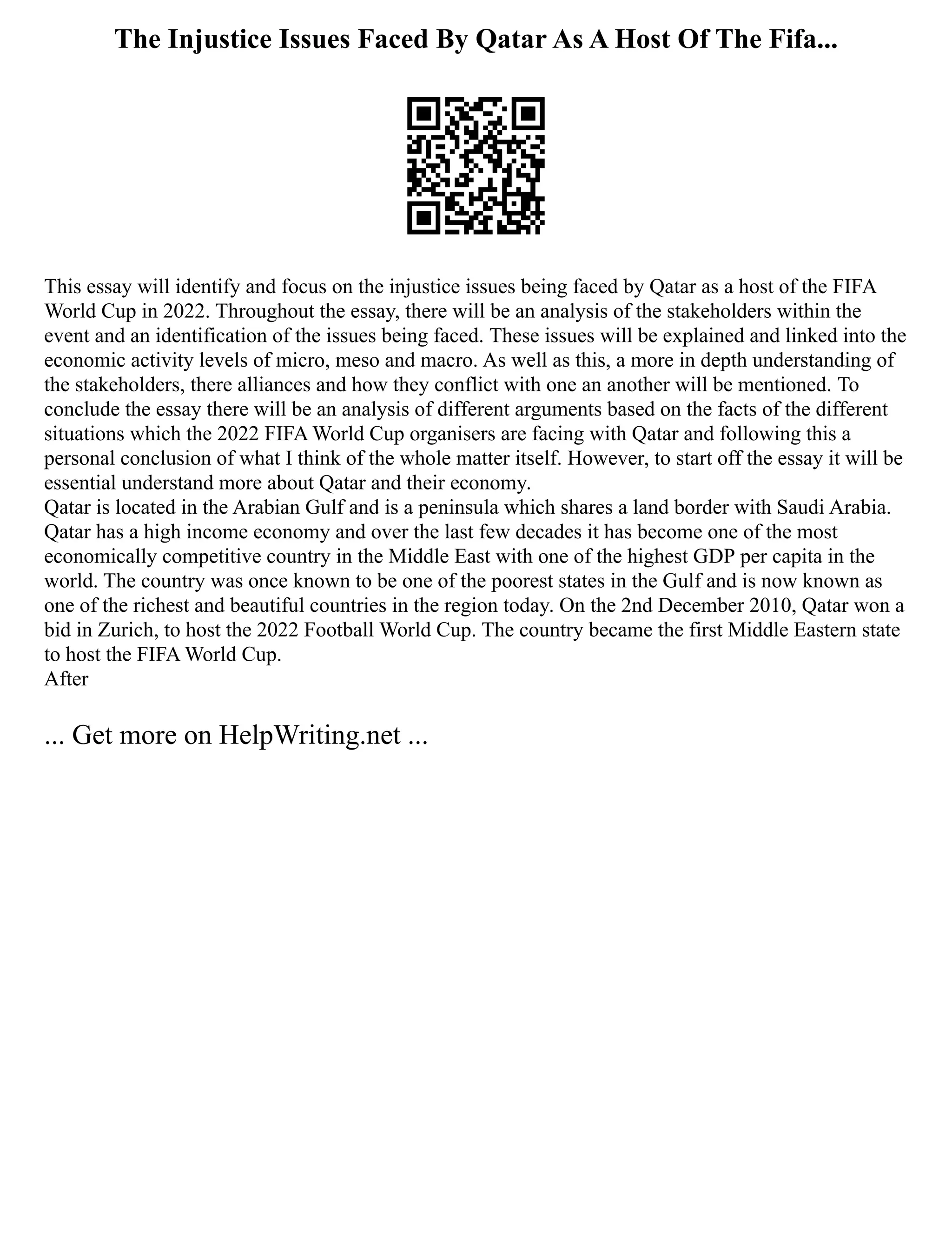 Short Essay Format Template. Sample Short An | PDF