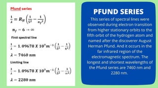 The shortest and longest wavelengths of the hydrogen spectral series | PDF