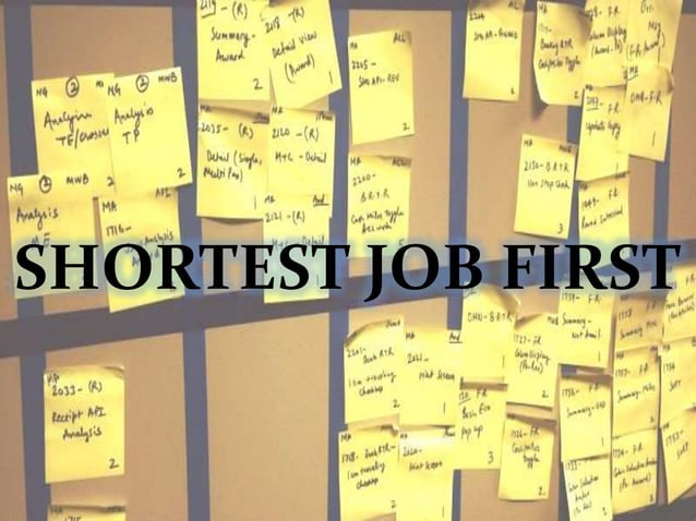 Shortest Job First Scheduling Sjf Pptx Computing Technology And Computing