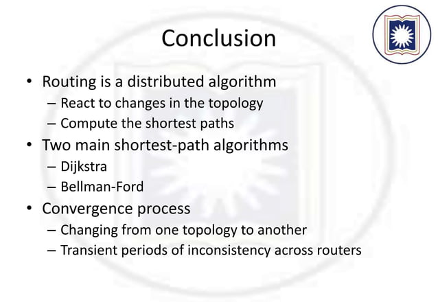 Shortest path algorithm | PPTX