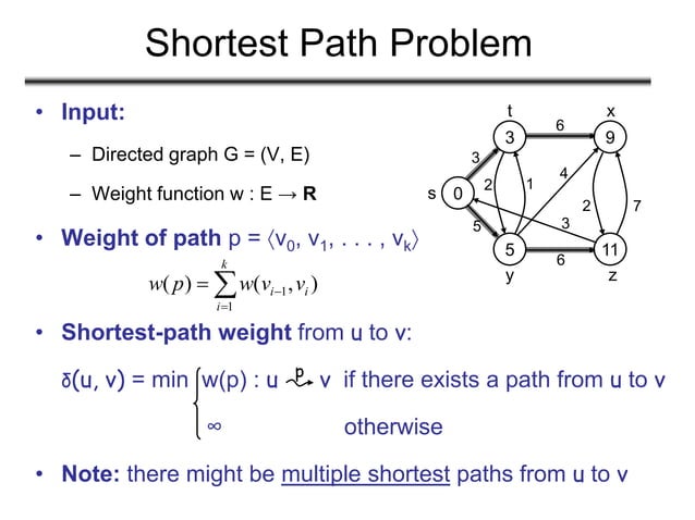 Shortest Path Algorithms Pdf Computing Technology And Computing
