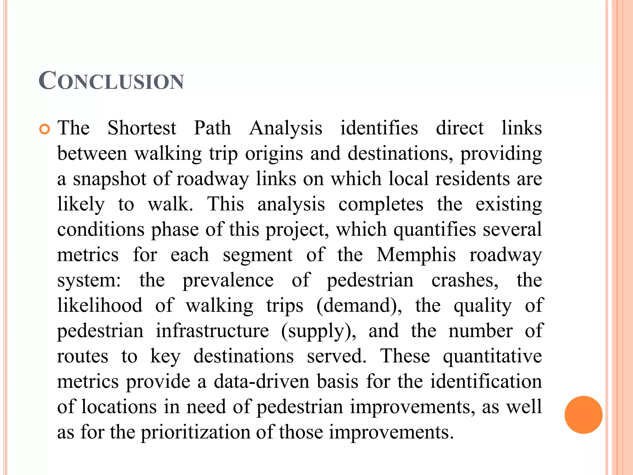 Shortest path analysis | PPTX