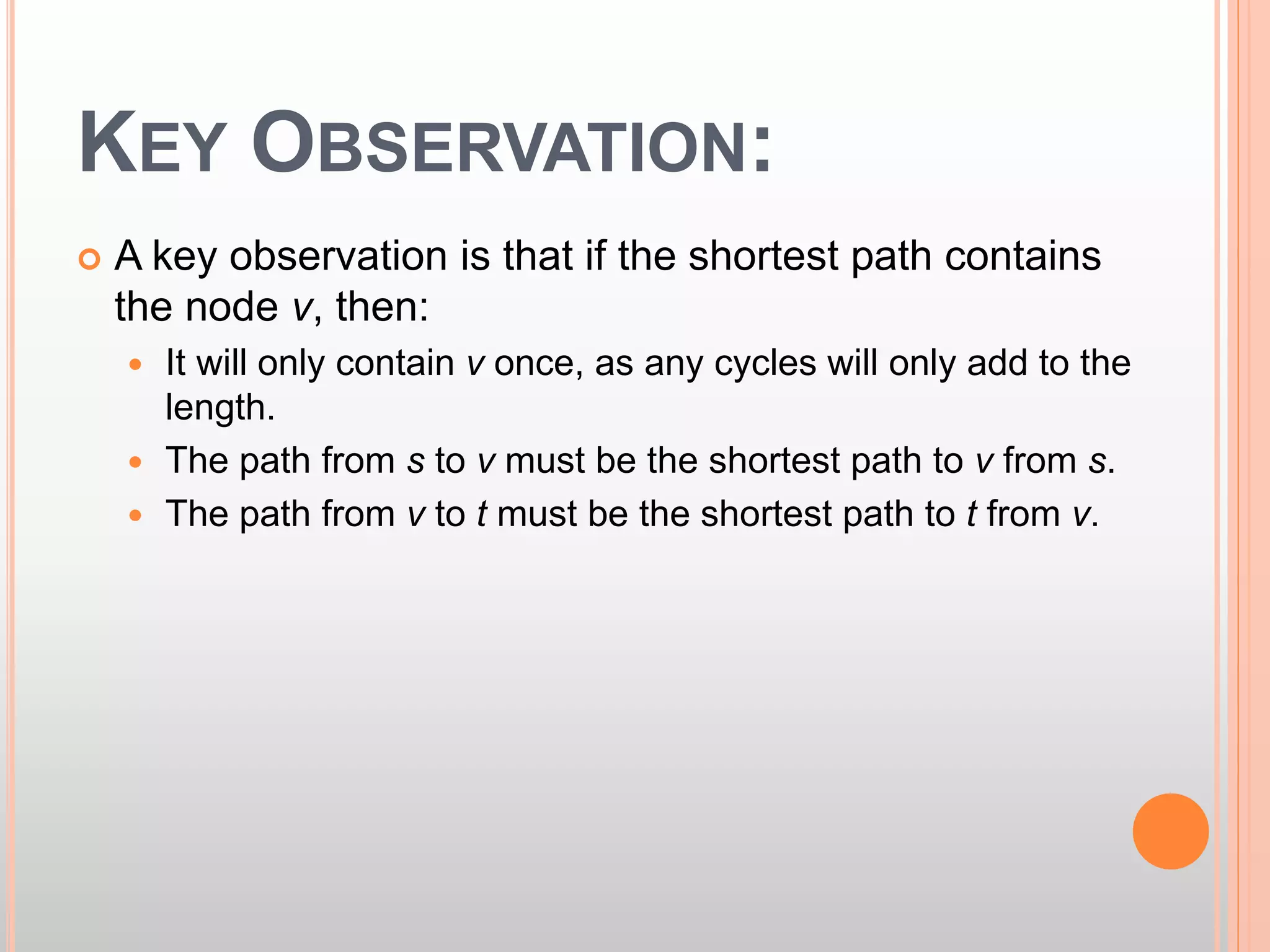 Shortest path problem | PPTX