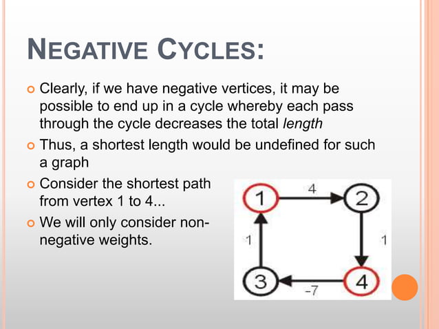 Shortest path problem | PPTX