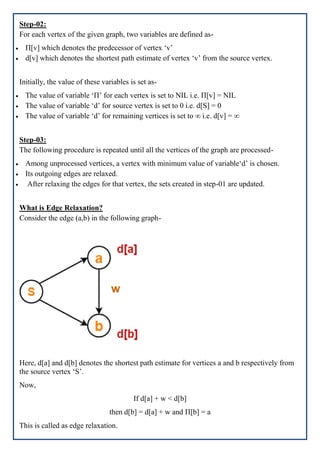 Shortest Path Problem.docx | Computing | Technology & Computing