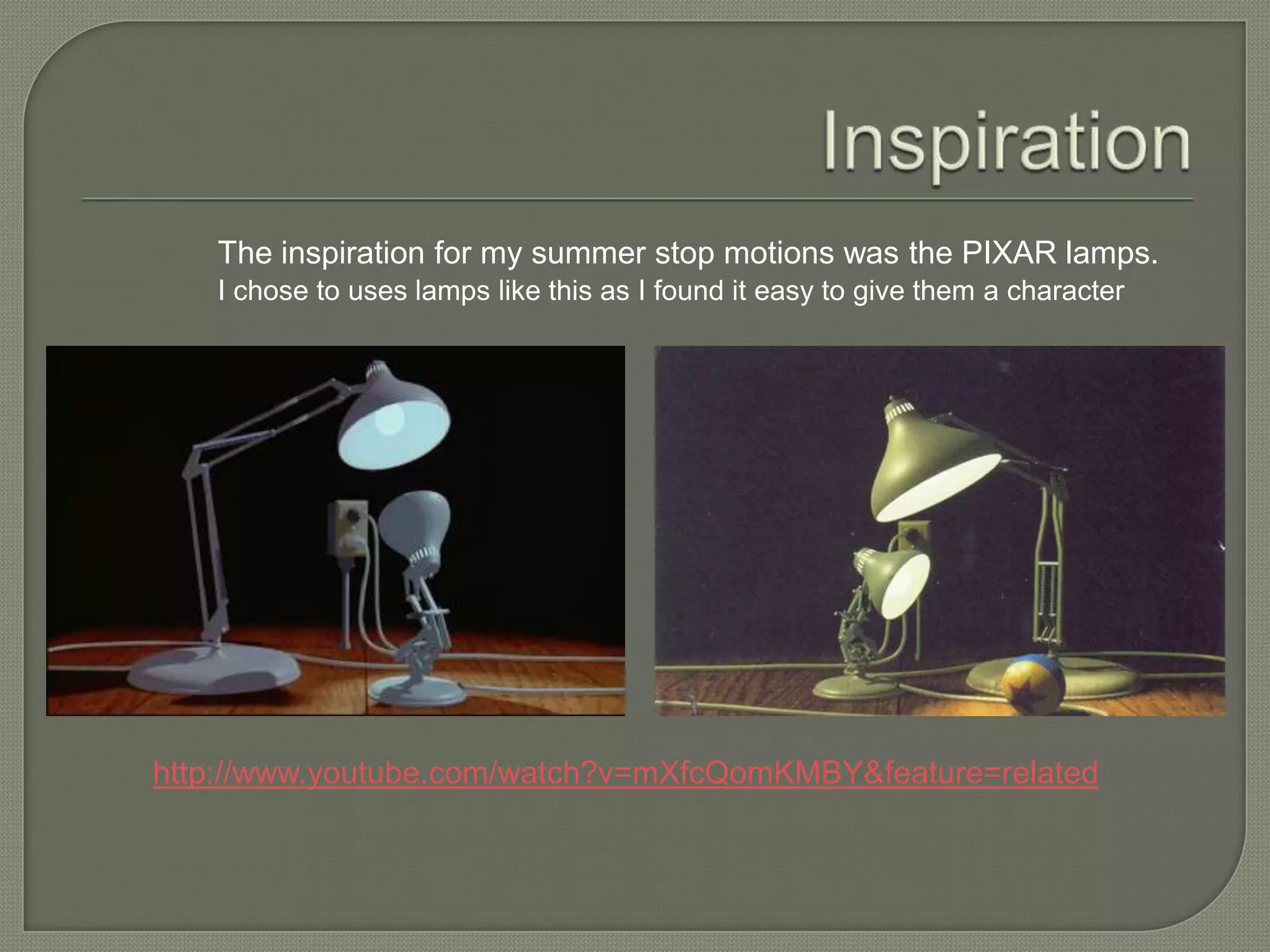 Short evaluation of summer stop motion project | PPT