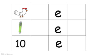 How to teach kids the short e sound | PDF