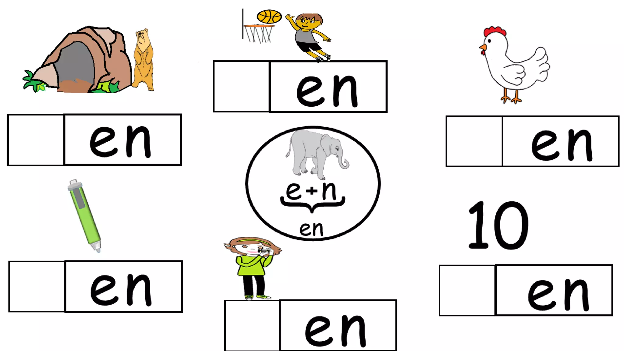 Teaching kids the short e word families: et, en, ed and eg | PDF