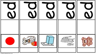 Teaching kids the short e word families: et, en, ed and eg | PDF