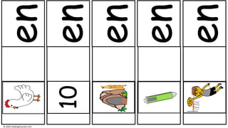 Teaching kids the short e word families: et, en, ed and eg | PDF