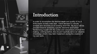 Short film - analysis | PPT