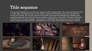 Short film - analysis | PPT